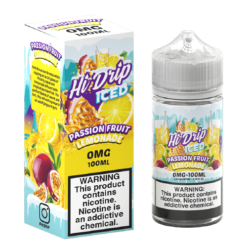 Hi Drip - Iced Passionfruit Lemonade 100ml - HABITS